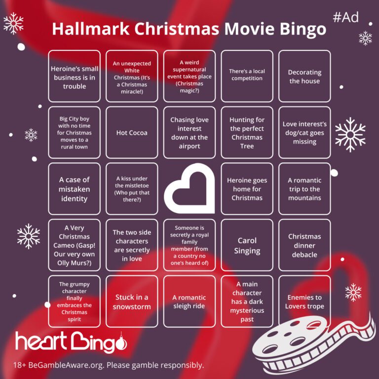 Christmas Bingo Calls for a Fabulous Christmas Party - Heart Bingo